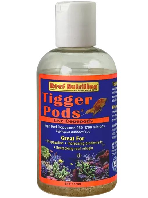 Reef Nutrition Tigger-Pods Live Copepods 6oz- Fragbox Corals