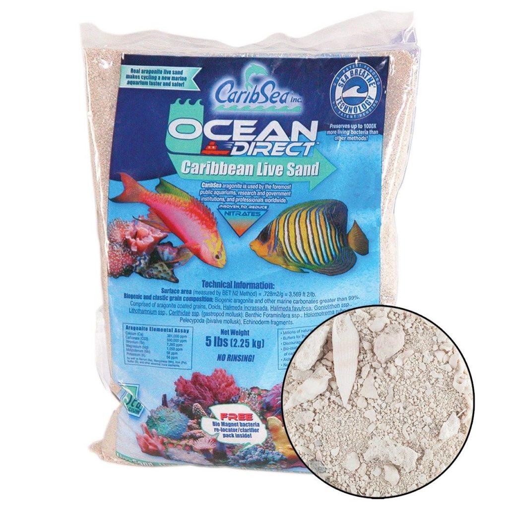 CaribSea Ocean Direct Caribbean Live Sand - 5 lb - Frag Box Corals