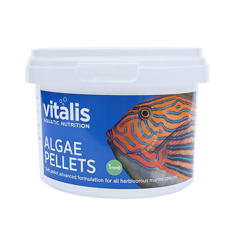 Vitalis Marine Algae Pellet 1mm 70g - Frag Box Corals